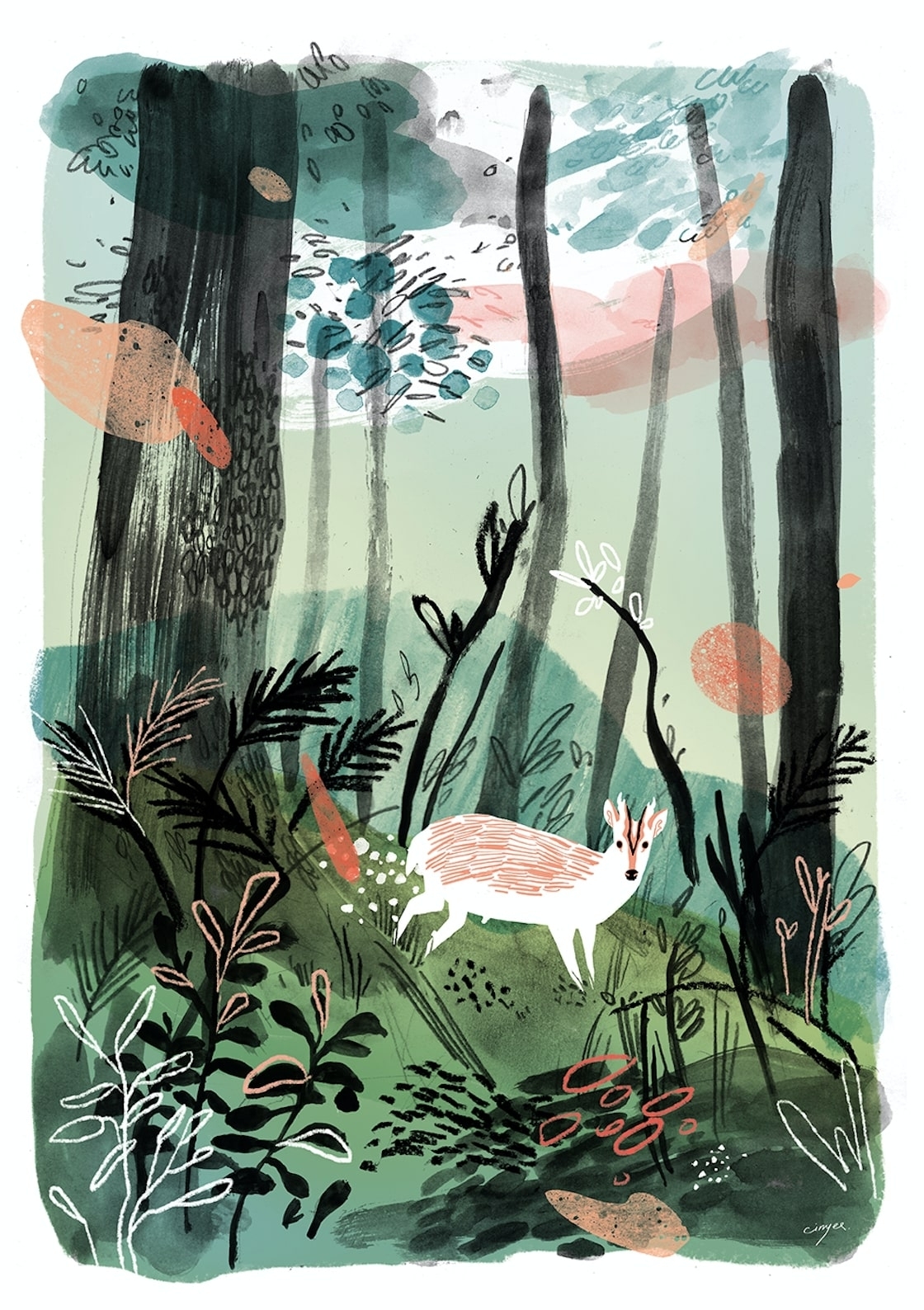 【專訪】插畫家 Cinyee 的跨界旅程！「IG 迷你繪本」以溫暖筆觸，傳遞對自我與環境的關注 |ShoppingDesign